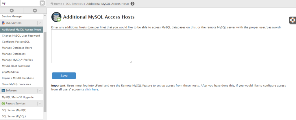 Enable Remote MySQL Connections in cPanel | XeonBD Blog